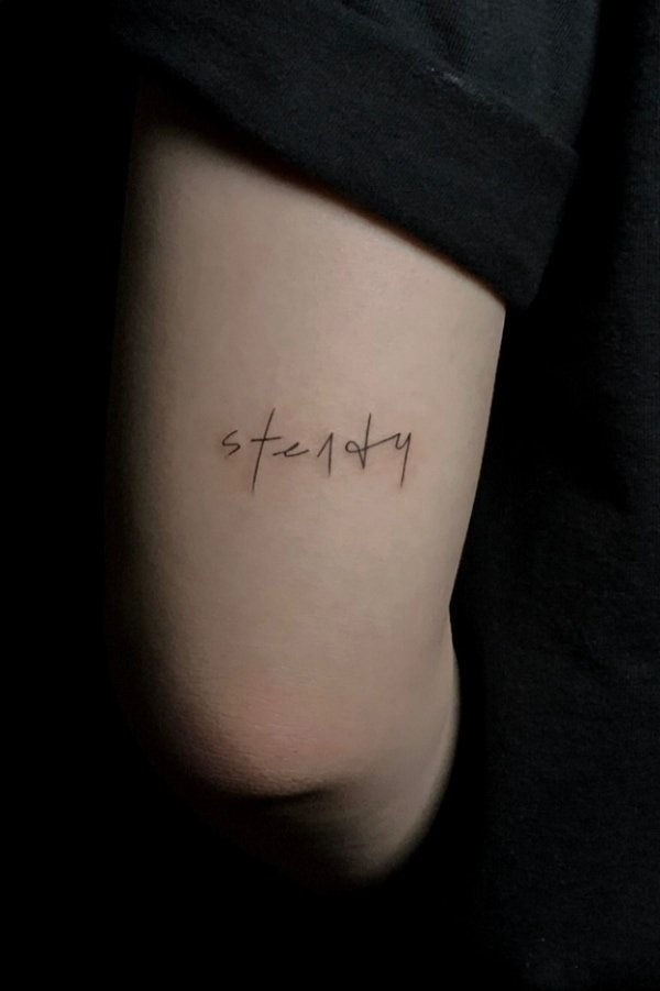 60 Best Arm Writing Tattoos For Boys & Girls - Tidy Tale