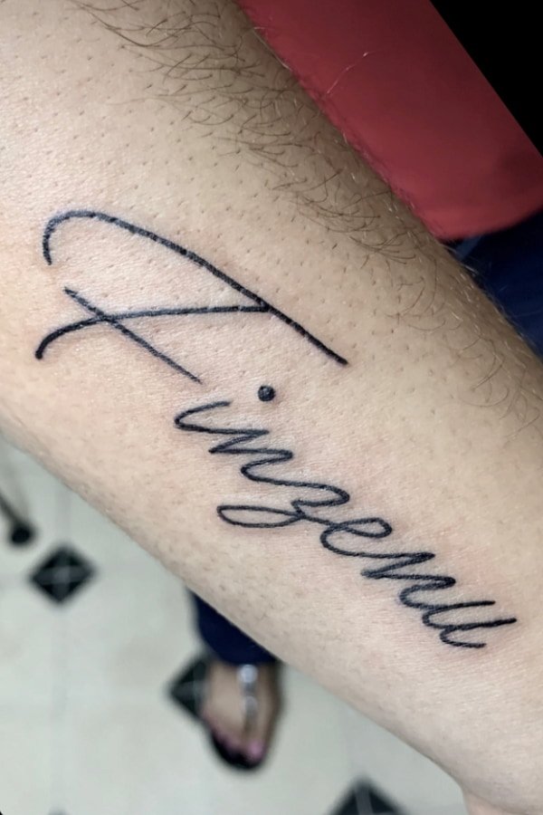 60 Best Arm Writing Tattoos For Boys & Girls - Tidy Tale