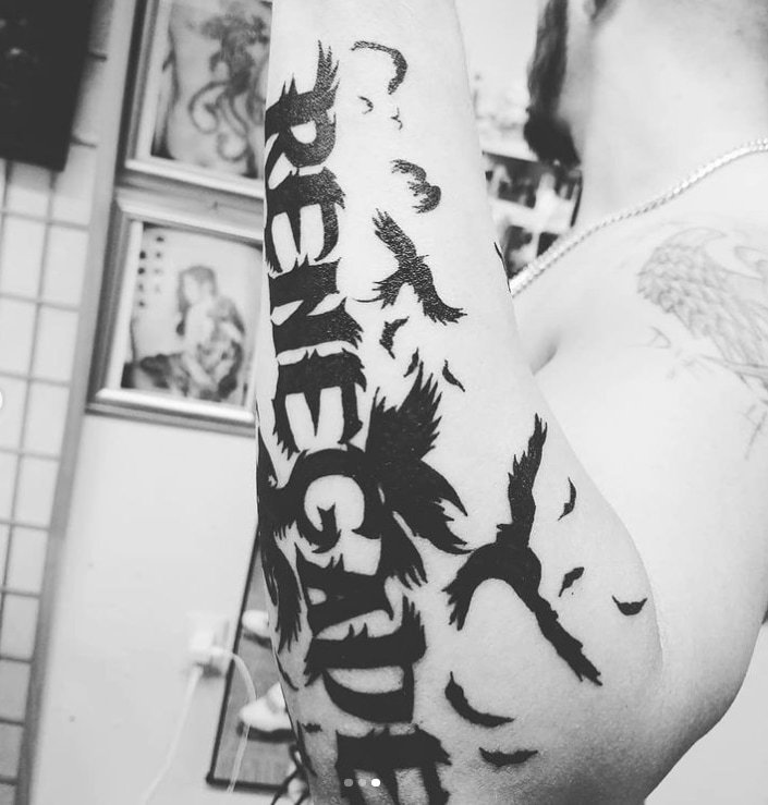 60 Best Arm Writing Tattoos For Boys & Girls - Tidy Tale
