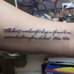 60 Best Arm Writing Tattoos For Boys & Girls - Tidy Tale