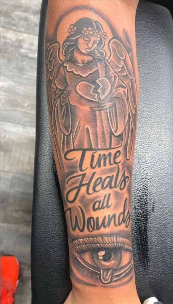 60 Best Arm Writing Tattoos For Boys & Girls - Tidy Tale