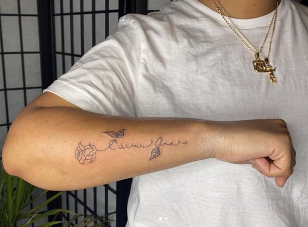 60 Best Arm Writing Tattoos For Boys & Girls - Tidy Tale