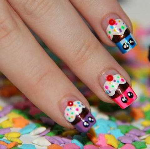 27 Cute Happy Birthday Nails Designs For Special Day - Tidy Tale